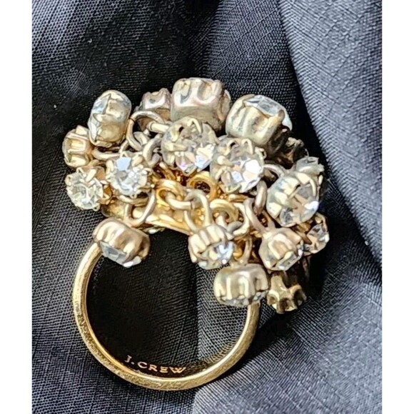 J. Crew | Jewelry | J Crew Vintage Dangle Ring Sz 65 Costume Jewelry ...